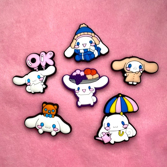 CROCS | Accessories | One Set Left 6 Piece Cinnamoroll Hello Kitty And ...